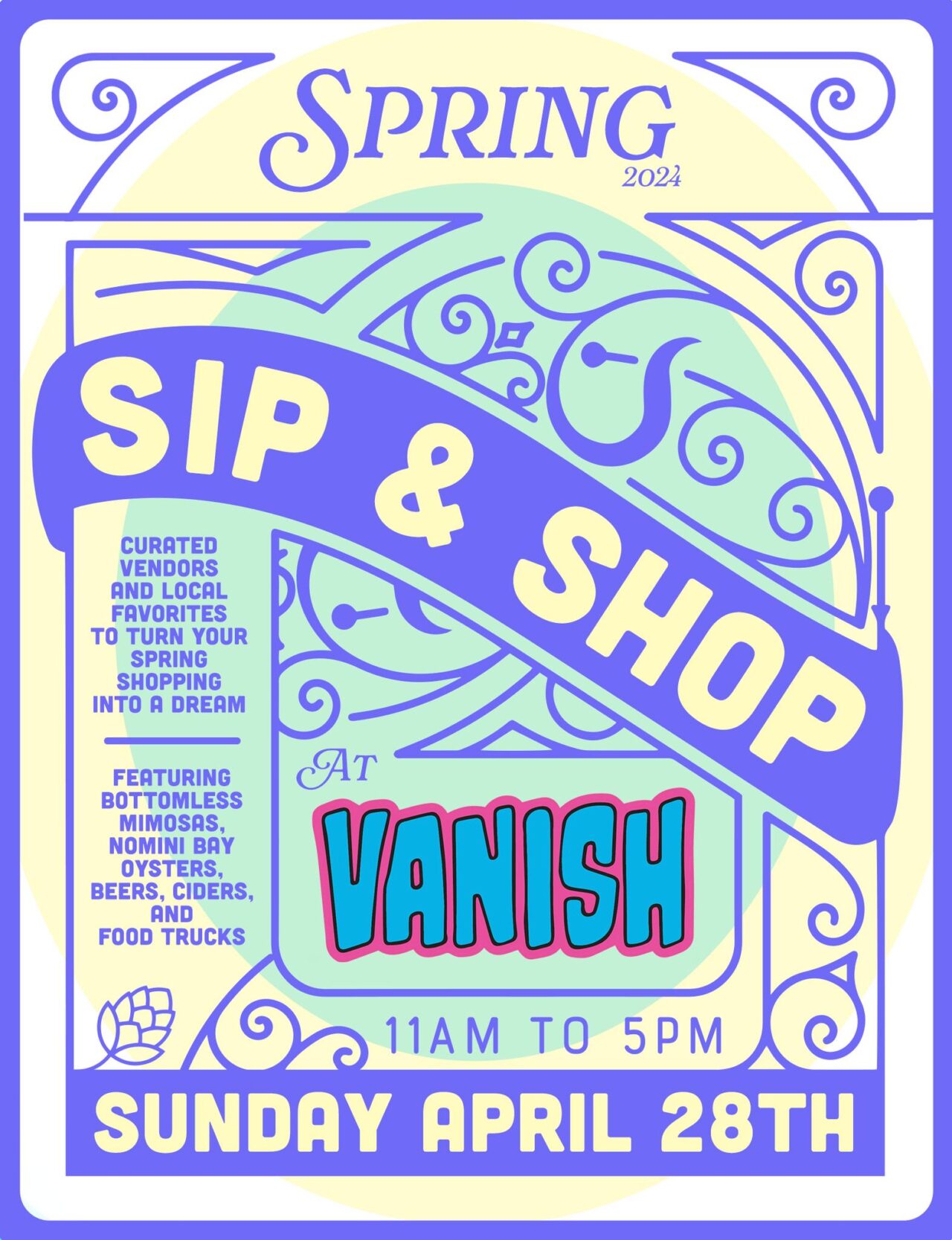 Spring Sip & Shop | Vanish Farmwoods Brewery